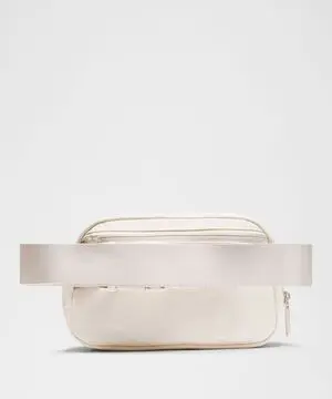 Lululemon Everywhere Belt Bag With Long Strap 1l - Light Ivory/silver