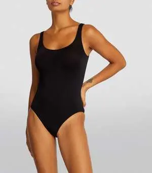 Wolford Cotton-blend Jamaika Bodysuit - Black
