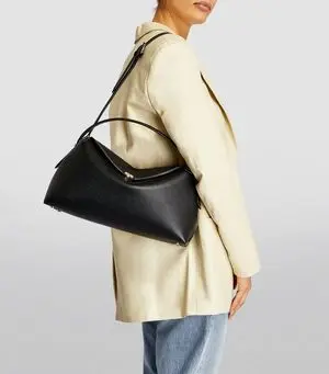 TOTEME Leather T-lock Top-handle Bag