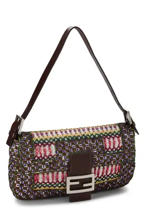 Fendi Multicolor Beaded Baguette