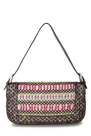 Fendi Multicolor Beaded Baguette