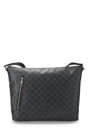 LOUIS VUITTON Damier Graphite Mick Messenger Bag - Black