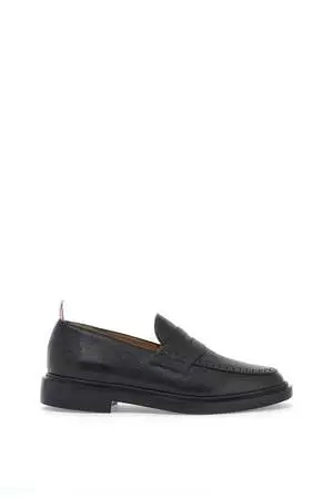 Thom Browne Thom Browne Pebble Grain Leather Loafers - Black