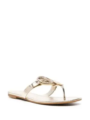 Tory Burch Miller Pave Slipper Shoes Grey