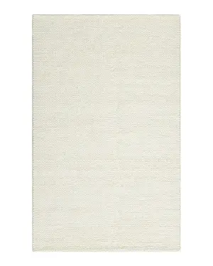 TIMELESS RUG DESIGNS Solid Elizabeth Area Rug, 5' X 8 - Ivory