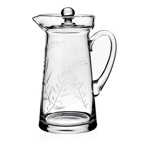 WILLIAM YEOWARD CRYSTAL Jasmine Covered Pitcher, 2.5 Pt - Clear