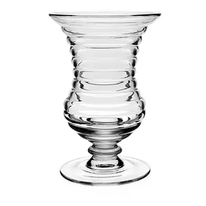 WILLIAM YEOWARD CRYSTAL Ripples 11 Footed Flower Vase - Clear