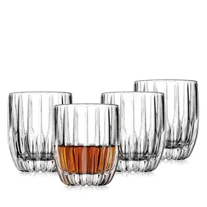 GODINGER Pleat Tumblers, Set Of 4 - Clear
