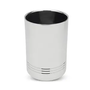 GODINGER Top Shelf Stainless Steel Wine Chiller - Silver