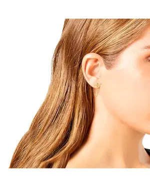 ALLSAINTS Toggle Bar Front Back Earrings