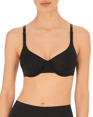 Natori Liquid Full Coverage Underwire Bra - Black
