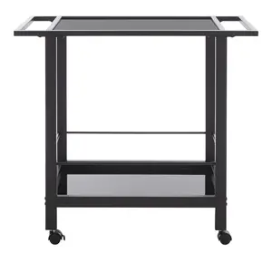 SAFAVIEH Gaelle Two Tier Bar Cart With Handles