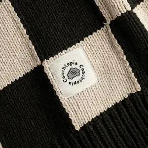 COACHTOPIA Checkerboard Pattern Sweater Vest - Black/cloud