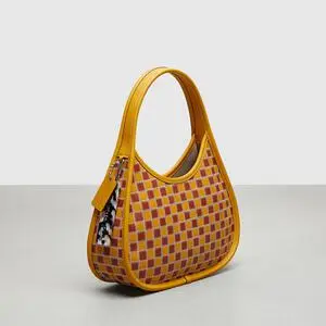 COACHTOPIA Ergo Shoulder Bag In Checkerboard Upcrafted Leather