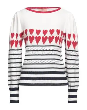 TWINSET Striped Lightweight Knit Sweater