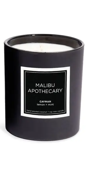 MALIBU APOTHECARY Cayman Candle 8.0 Oz/237 - Matte Black