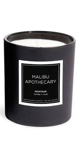 MALIBU APOTHECARY Montauk Candle 8.0 Oz/237 - Matte Black
