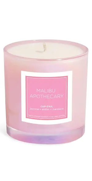 MALIBU APOTHECARY Cap-d'ail Candle 7.5 Oz/212 - Iridescent Pink