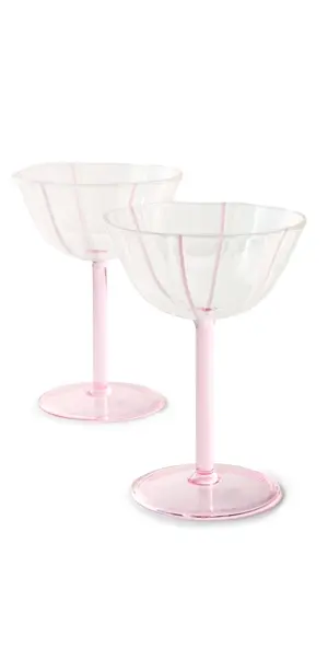 MAISON BALZAC 2 Grand Soleil Coupes Glasses