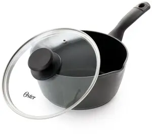 OSTER Kingsway 2.6 Quart Aluminum Nonstick Sauc Epan In Black - One-color