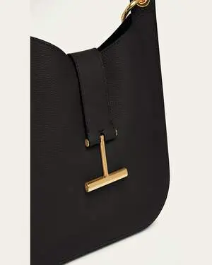 TOM FORD Tara Small Hobo Shoulder Bag - Light Beige