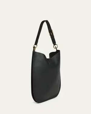 TOM FORD Tara Large Hobo Crossbody - Black