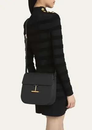 TOM FORD Tara Medium Crossbody Bag - Black