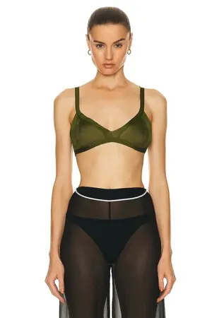 BODE Knit Bra In Green