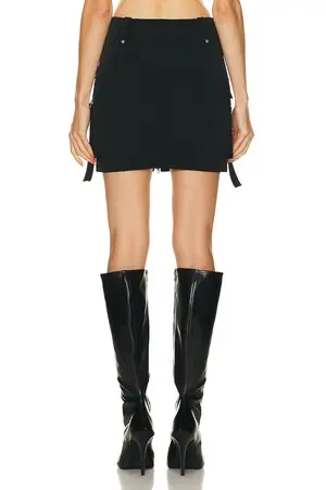 Blumarine Front Zip Mini Skirt