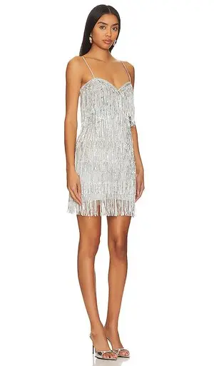 Majorelle Samara Mini Dress In Metallic
