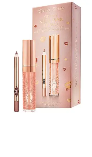 Charlotte Tilbury Glossy Nude Pink Lip Duo In Nude - N,a