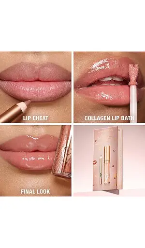 Charlotte Tilbury Glossy Nude Pink Lip Duo In Nude - N,a