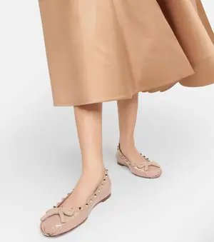 Valentino Garavani Rockstud Ballet Flats - Pink