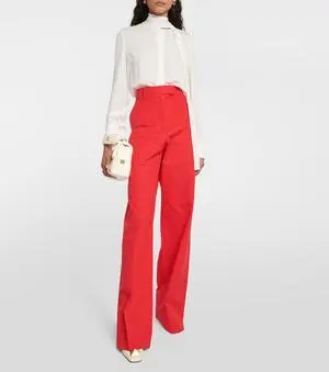 Valentino Garavani Tie-neck Blouse