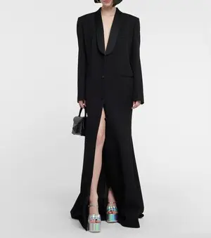 Valentino Garavani Vlogo Holographic Platform Sandals