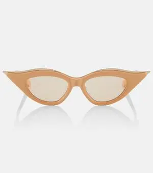 Valentino Garavani V-goldcut Ii Cat-eye Sunglasses - Gold
