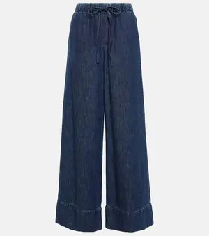 Valentino Garavani High-rise Wide-leg Jeans