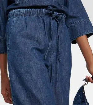 Valentino Garavani High-rise Wide-leg Jeans