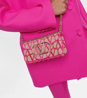 Valentino Garavani Locò Small Toile Iconographe Shoulder Bag