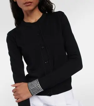 Valentino Garavani Embellished Wool Cardigan