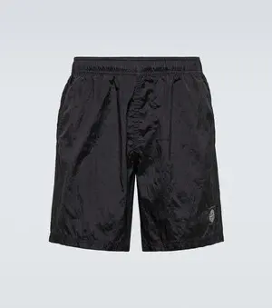 Stone Island Compass Swim Trunks - Black