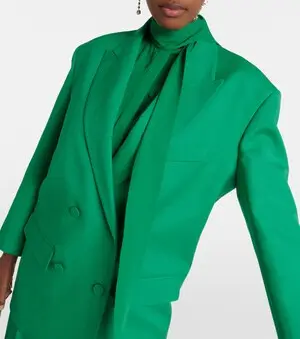 Valentino Garavani Crêpe Couture Double-breasted Blazer