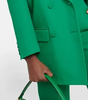 Valentino Garavani Crêpe Couture Double-breasted Blazer