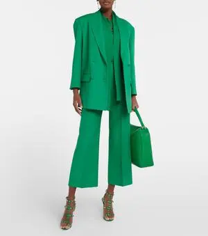 Valentino Garavani Crêpe Couture Double-breasted Blazer