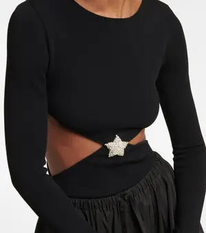 Valentino Garavani Embellished Bodysuit