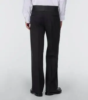 Valentino Garavani Straight Leg Virgin Wool Pants
