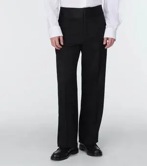 Valentino Garavani Straight Leg Virgin Wool Pants