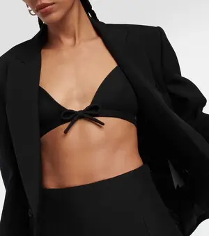 Valentino Garavani Wool And Silk Bralette