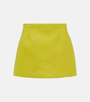 Red Valentino Virgin Wool Miniskirt