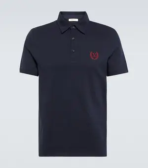 Valentino Garavani Vlogo Cotton Polo T-shirt